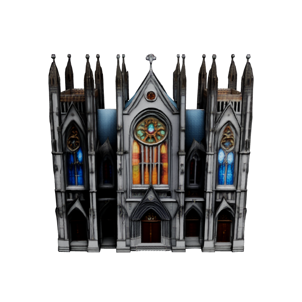 3D cathedral model | Masterpiece X