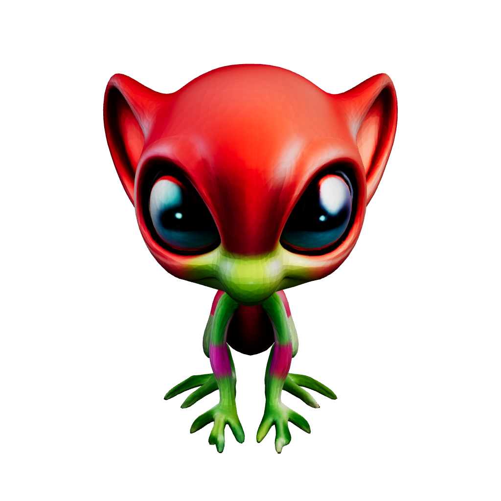 3D alien gamer | Masterpiece X