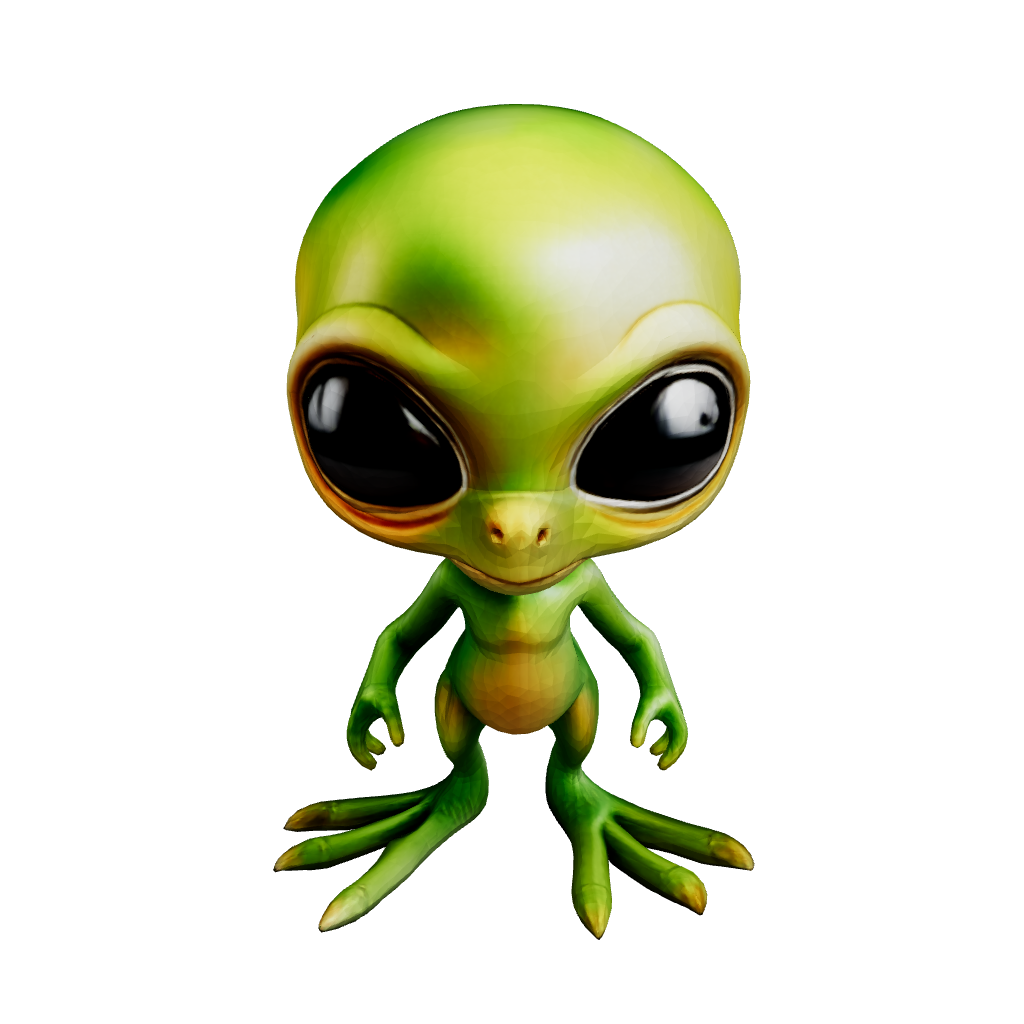 Alien with big head. | Masterpiece X